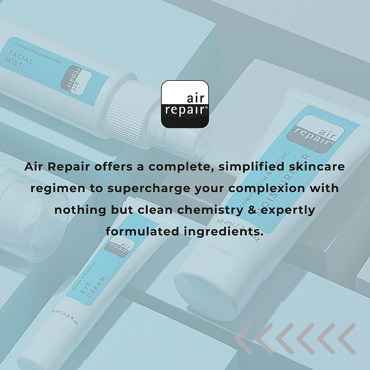 Air Repair Complexion Boosting Moisturizer with Hyaluronic Acid & Ceramide, Skin Barrier Repair Moisturizer for Dry Skin, Hydrating Face Moisturizer Reduces Aging & Wrinkles, Vegan & Cruelty Free