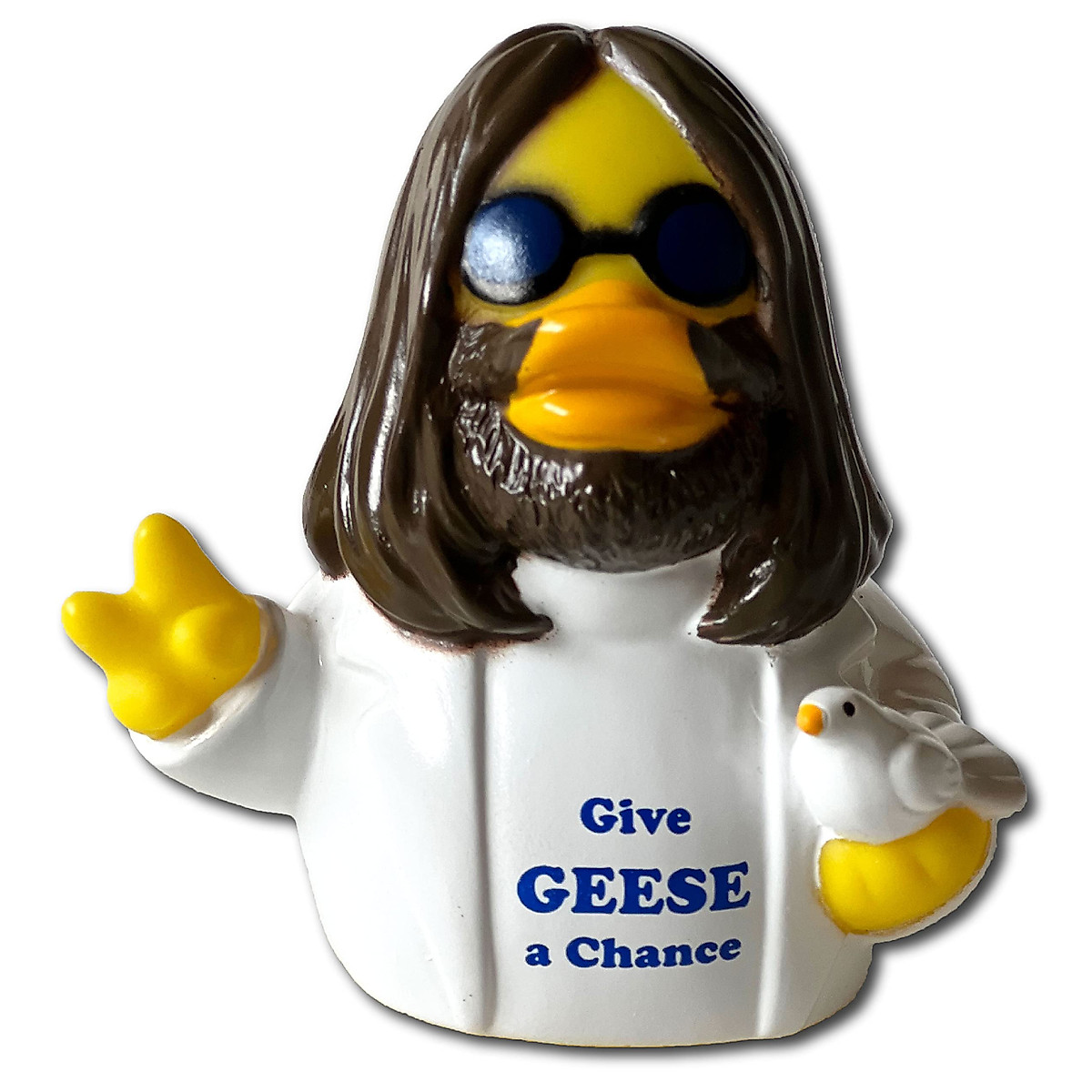 CelebriDucks - Give Geese A Chance - Floating Rubber Ducks - Collectible Bath Toy Gift for Kids & Adults of All Ages