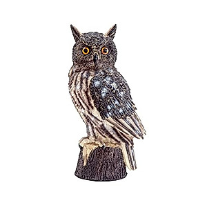 VA Horned Eagle Owl Resin Statue, Fake Owl, Fake Statue, Fake Owls, Garden Owl, Owl Décor, Realistic Owl, Owl Yard Décor, Owl.