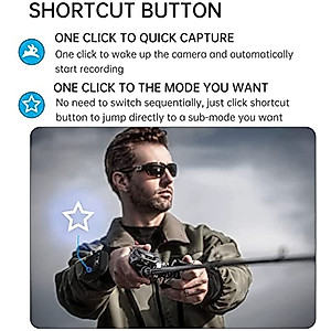 REYGEAK Smart WiFi Remote Control for GoPro Hero 11/10/9/8/MAX, Waterproof Dust Proof with OLED Display Magnet Charger Port Hand Strap for Hero 10/9/8/MAX Accessories