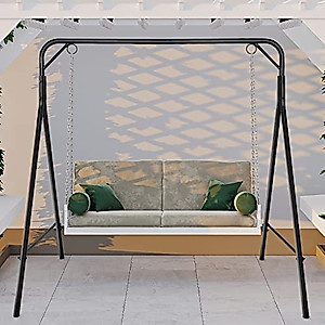 Outvita Metal Swing Stand, 550lbs Heavy Duty Steel A-Frame Stand Powder Coated Finish for Kids, Adults Outdoor Backyard Patio Porch