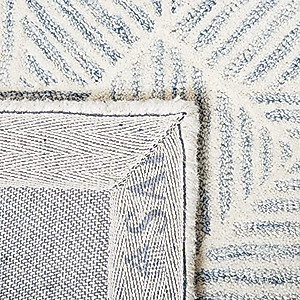 Safavieh Abstract Collection 2'3" x 6' Grey/Ivory ABT763F Handmade Wool Runner Rug