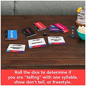 Spin Master Games Tell Me without Telling Me - The Viral, Hilarious Adult Party Game for Bachelorette Parties, College, Birthday & More, for Adults & Teens Ages 18+