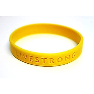 LiveStrong Live Strong Yellow Bracelet Wristband 2 Pack of Size Adult 8 inch L/xl