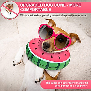 Dog Cone for Large Medium Small Dogs and Cats, Inflatable Dog Donut Collar Cone Soft Recovery Cones for Dogs After Surgery, Adjustable E Collar Does not Block Pet Vision