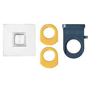 jomgeroz Wall Mounted Shower Gel Storage Holder Suction Cup Shampoo Soap Liquid Rack Wall Mounted Shower Gel Holder