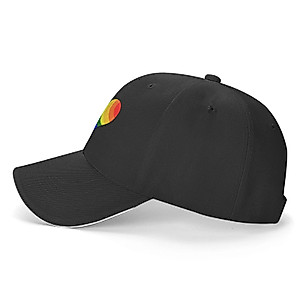 Personalized Custom Baseball Cap Customize Your Own Design Text, Photos, Image Logo Adjustable Hat Unisex (Black)
