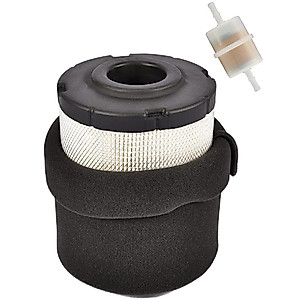 Annolai 16 083 01-S 16 083 01 Air Filter 16 083 02 Pre Filter for Kohler ZT710 ZT720 ZT730 ZT740 19-27 HP Engine Replace 16 883 01-S1 1608301 1688301 15372 102-855 with 24 050 13-S Fuel Filter