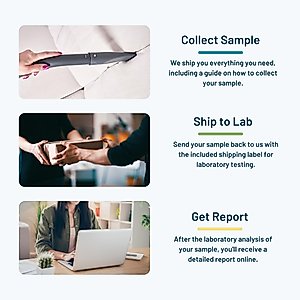 Expanded Indoor Allergen Test Kit by SimpleLab | Lab Testing for Dog, Cat, Rodent, Dust Mite and Other Allergens | Easy Vacuum at Home Sampling for Lab Analysis