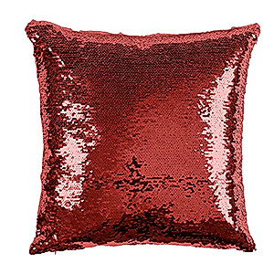 Barry Wood Meme Sitting On A Bed Sequin Pillow Cover Gift, Magic Sequin Cushion Merchandise, Throw Home Decor, Merch 40 x 40 cm (No Insert)