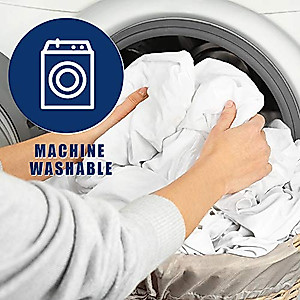 Wealuxe White Apron without Pockets 2 Pack, Professional Bib Apron Bulk, Cooking Aprons for Women and Men, Adult Chef Apron for Kitchen and Restaurant