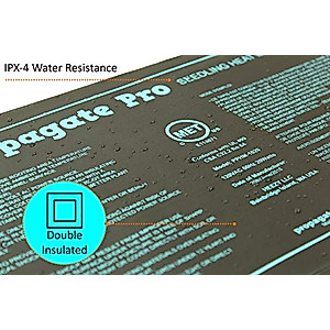 Propagate Pro 4' Foot Seedling Heating Mat | Fits (4) Standard 1020 Tray | 48" inch Germination Grow Heat Pad for Seed & Starter Plants Soil Warmer for Indoor Home Gardening (20x48 Single)