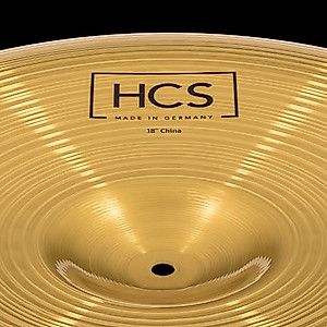 Meinl 18” China Cymbal – HCS Traditional Finish Brass for Drum Set, Made In Germany, 2-YEAR WARRANTY (HCS18CH)