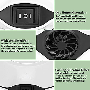 USB Cup Heater Cooler Plate Cup Warmer and Colder Beverage Mug Mat Office Tea Coffee Heater Pad for Coffee Tea Cola Cans Drinks