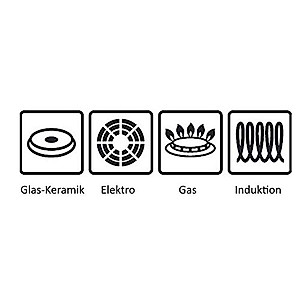 Silit Elegance Line Kochtopf mit Glasdeckel 16 cm Stewing pot 1.3 l, 1,3l, 16cm