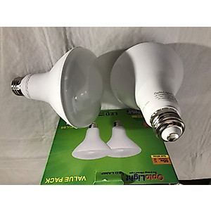 Pack of 2 OptoLight 11W 65W BR30 Dimmable Replacement