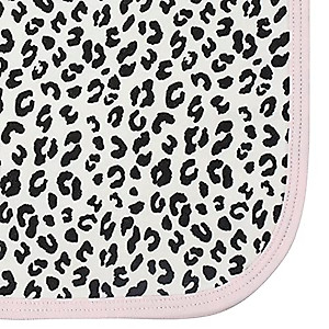 Gerber Baby 4-Pack Terry Burp Cloths, Leopard, One Size