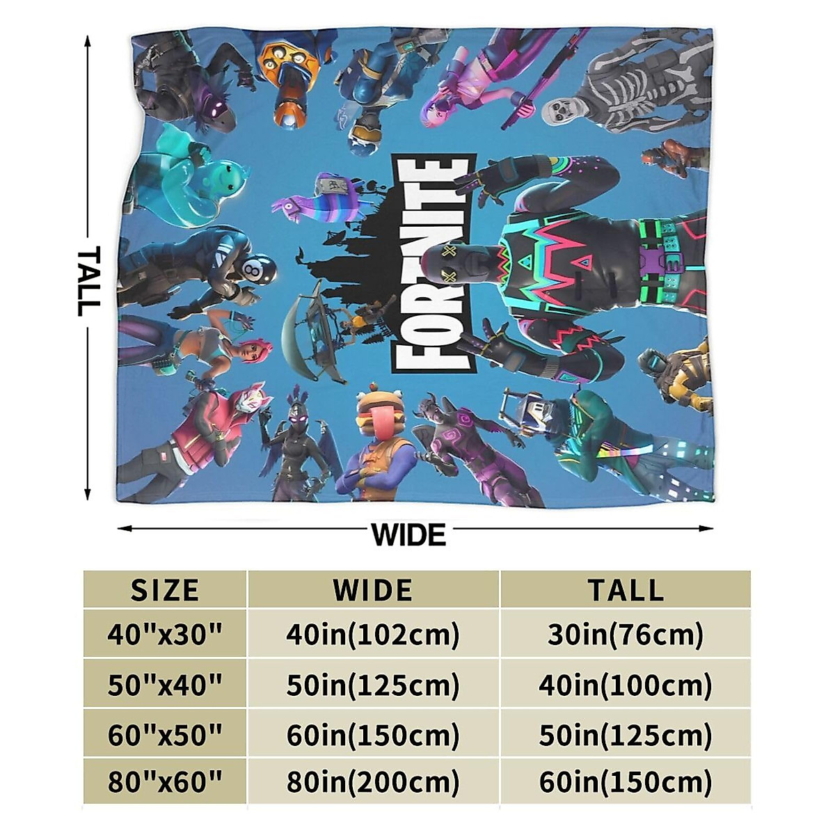 Game Blanket Cartoon Throw Blanket Ultra-Soft Blanket for Couch Bed Living Room Bedroom Car 50"X40"