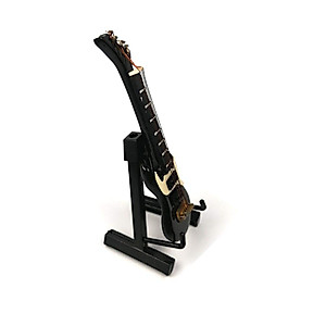ALANO Electric Guitar Model Miniature Musical Instrument Mini Guitar Model Decorative Guitar (GE12B-8)