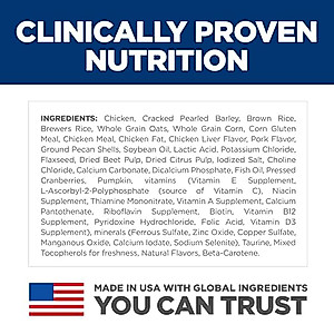 Hill's Science Diet Perfect Digestion, Adult 1-6, Digestive Support, Dry Dog Food, Chicken, Brown Rice, & Whole Oats, 22 lb Bag