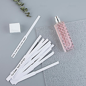 AUEAR, Disposable Premium Perfume Aromatherapy Paper Test Strips Fragrance Test Paper Essential Oils Test Paper Strip (100 Pack, 5.9" x 0.4")