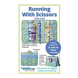 Annie Running With Scissors Pattern, None Pink