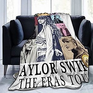 Taylor ERAS Tour Swift Blanket Throw for Bedroom Sofa Soft Warm Party Decorations Taylor ERAS Tour Swift Blanket Throw for All Seasons 50"X40"