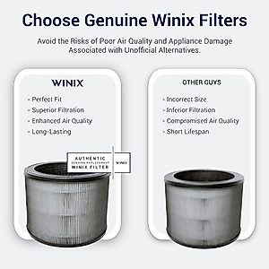 Winix O Filter, 1 Count (Pack of 1), Black
