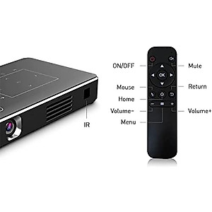 Feilx Mini Projector 2022 Upgraded Portable Video-Projector,Smart 3D Projector WiFi Bluetooth Support 4k Full HD Home Projector Portable Projector