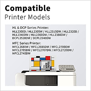 LemeroUexpect Remanufactured Toner Cartridge Replacement for Brother TN660 TN-660 TN630 for Brother MFC-L2700DW HL-L2380DW HL-L2300D HL-L2340DW MFC-L2740DW DCP-L2540DW HL-L2320D Printer (Black, 2Pack)