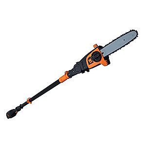WEN 40421 40V Max Lithium Ion Cordless Pole Saw, 10"