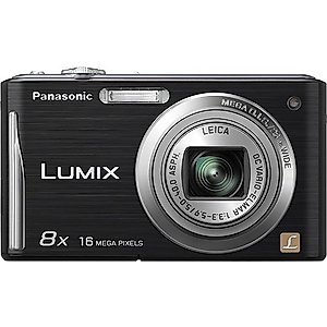 Panasonic DMC-FH24K 16.1MP Digital Camera with 8x Wide Angle Image Stabilized Zoom and 2.7 inch LCD (Black)