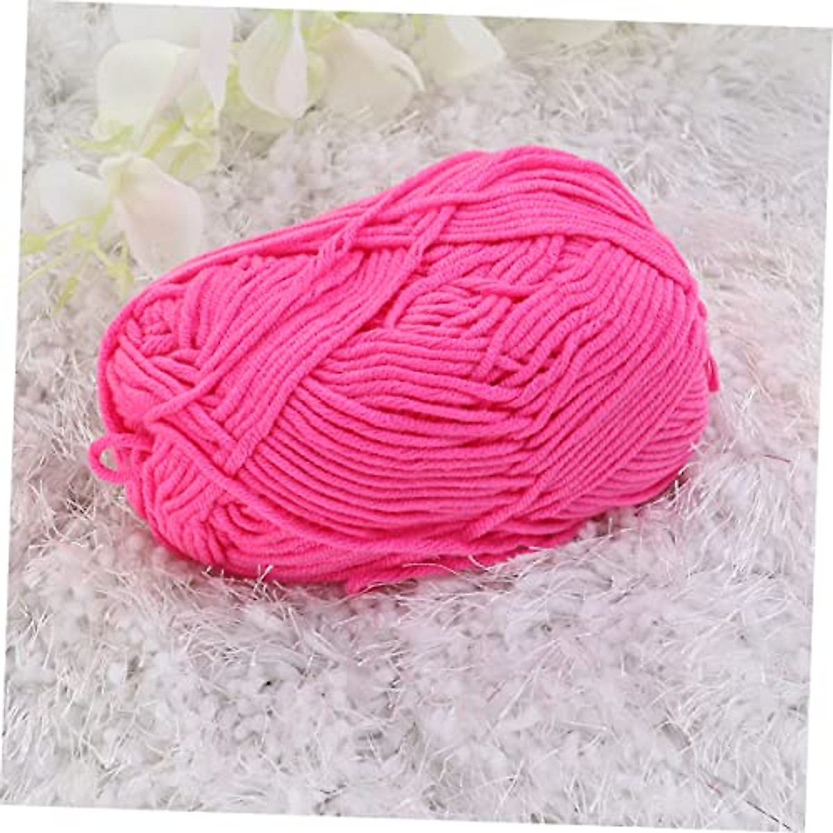 Thick Yarn for Knitting Soft Yarn for Crocheting Knitting Yarn Chunky Yarn Cotton Yarn Cotton Yarn for Crochet Knitting Accessories Roving Textured Yarn Sweater Cotton Ball