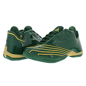 adidas T-Mac 2.0 Restomod Green/Gold/Metallic/White Men's Basketball Shoe USMEN 9 US WMN 10