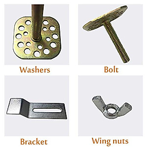 Undermount Sink Clips, Sink Brackets, Epoxy Sink Clips - 10 Pack Kit - Kitchen & Bathroom Sink Supports