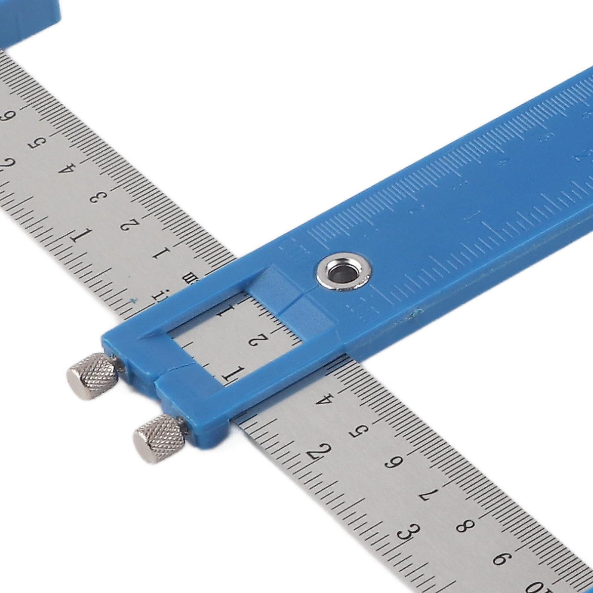 MISNODE Woodworking Hole Positioner Aluminum Alloy Cabinet Hardware Jig Drill Guide Hole Punch Locator Kit Punch Locator for Drawer Door Handle