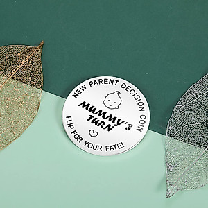 Neatbuddy Decision Making Coin Pregnancy Gifts for First Time Moms, New Dad Gifts, New Moms Gifts for Women, Dad Gifts for New Parents to Be Birthday Gift