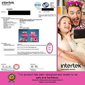 My First Makeup Set for Young Girls I Kids Makeup Kit for Little Girls I Foldable Makeup Palette with Makeup Mirror I Pink Set Makeup for Kids Vanity I Washable Laptop Design Toddler Makeup Kit Gift