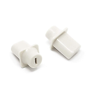 Vintage Forge White Top Hat Pickup Selector Switch Tips for Fender Telecaster Tele Electric Guitar (2-Pack) THT40-WHT