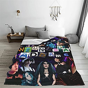 KILORT Wed Horror Movie Characters Super Soft Throw Blankets Decor Room Wall Art Collage Bathroom Party Birthday Decorations Supplies Gifts(40x50in)