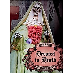 Holy Death (Santa Muerte) 7 Day White Candle -veladoras para la Santa Muerte , Santa Muerte Veladora-Santisima Muerte-7 Day Candle- devotional Candle- White Candle