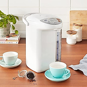 Zojirushi Micom Water Boiler and Warmer, 169 oz/5.0 L, White