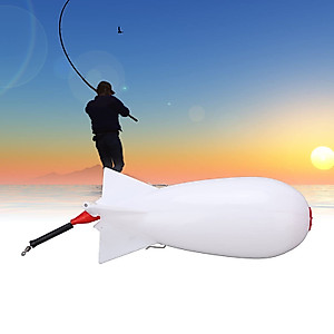 Naroote Fishing Float Holders Ball Fishing Gear Bait Tool Fishing Feeder Fishing Bait Trap Carp Feeder Float Bait Holder, Portable Bomb Float Lure Bait Holder Wear Resistance for Nesting