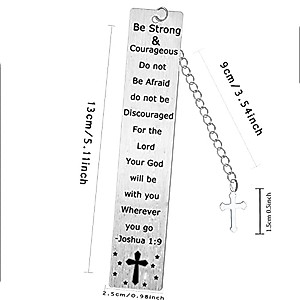 Inspirational Religious Bookmarks Gifts Motivational Christian Bookmark Gifts Encouragement Bookmark for Book Lovers Gifts Religious Church Gifts Bookmarks 