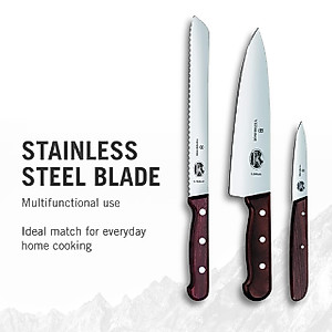 Victorinox Rosewood 3-Piece Flat Knife Set