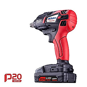 ACDelco ARI20174-PM P20 Series 20V Cordless Li-ion 1/2” 369 ft-lbs. Heavy Duty Brushless Impact Wrench Tool Kit