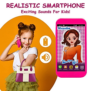 21 Pcs Pretend Purse for Little Girls, My First Play Purses Toy Set for Princess with Handbag, Accessories, Make up Toys, Birthday for Baby Toddler Kid Girl Ages 1 2 3 4 5 6 7 8 Years Old