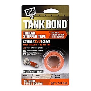 DAP Products Tank Bond Thread Stopper Tape, Orange