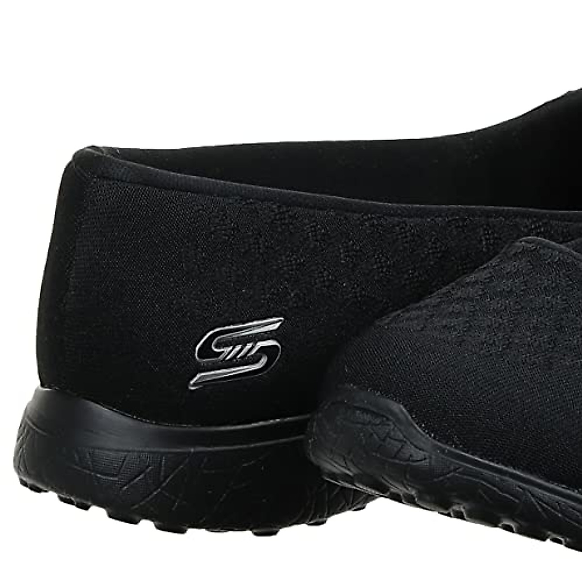 Skechers Sport Women's Microburst One up Fashion Sneaker,black,8.5 W US