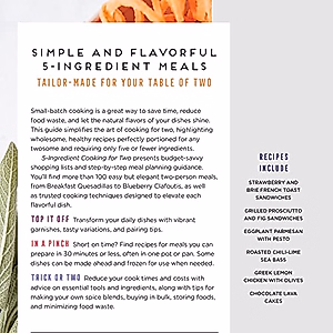 5-Ingredient Cooking for Two: 100+ Recipes Portioned for Pairs